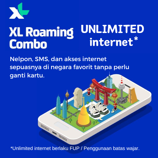 Jual KUATA XL ROAMING COMBO INTERNETAN UNLIMITED DI LUAR NEGERI ASIA EROPA AUSTRALIA AFRIKA ...