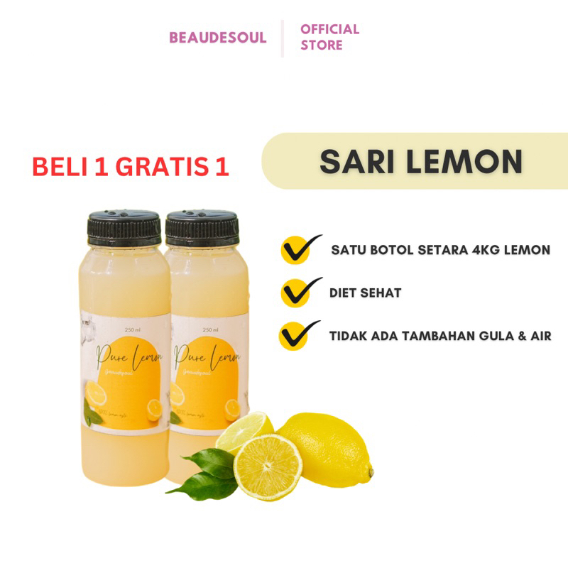 Jual BELI 1 GRATIS 1 SARI LEMON / PERASAN LEMON ASLI LEMON CALIFORNIA ...