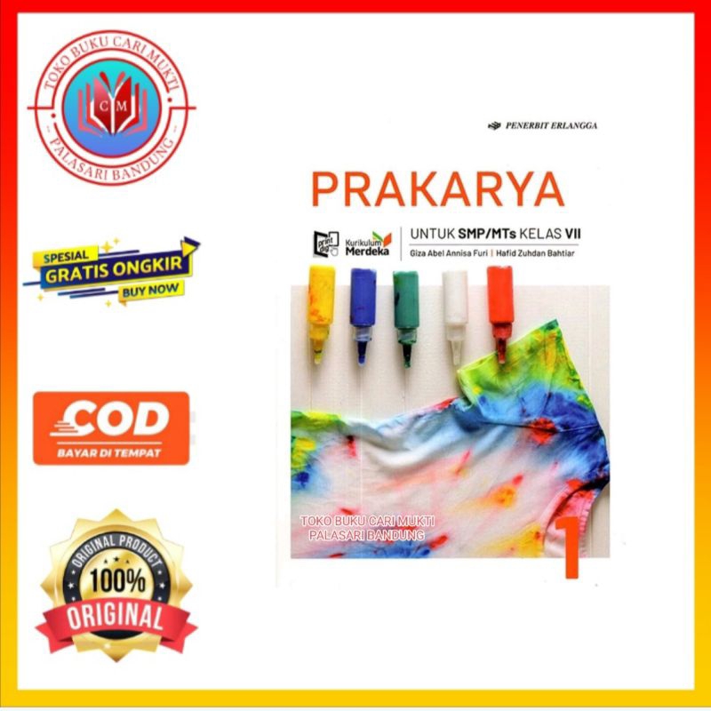 Jual Erlangga Buku Prakarya Untuk SMP/MTS Kelas 7 Kurikulum Merdeka | Shopee Indonesia