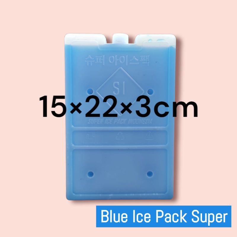 Jual ice pack sedang 15x22 blue ice gel pack Thermafreeze pendingin asi ...
