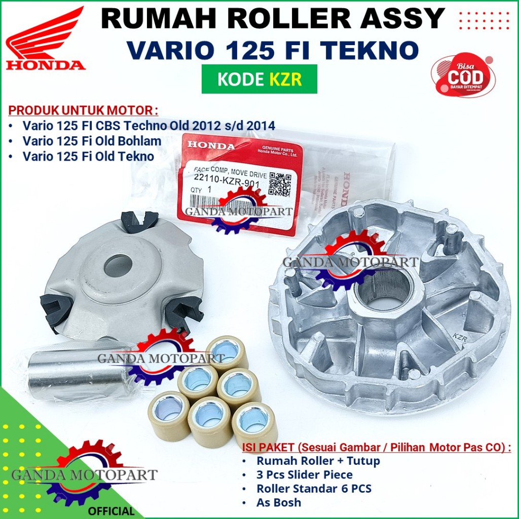 Jual Rumah Roller Assy Set Vario 125 Fi Rumah Roller Assy Vario 125 ...