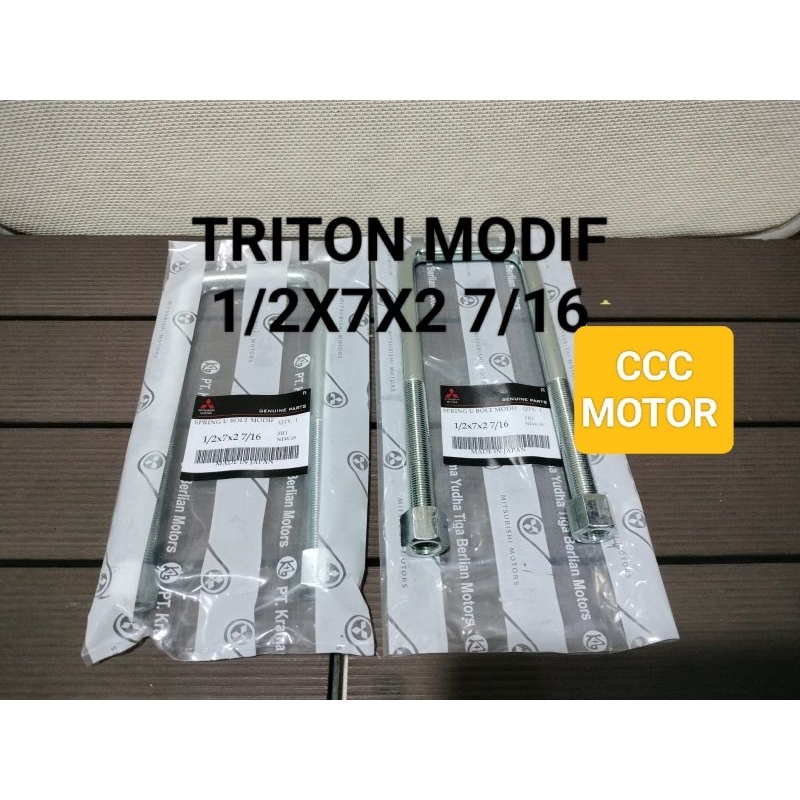 Jual SPRING U BOLT MITSUBISHI TRITON MODIF UBAHAN ORIGINAL 1 PC ...