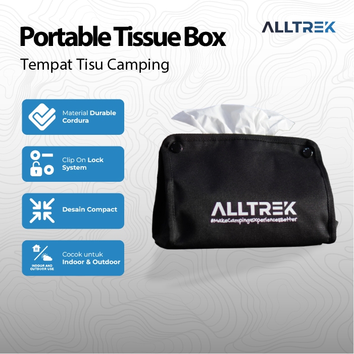 Jual ALLTREK Tempat Tisu Camping ATTT-01 Kantong Tissue Outdoor ...