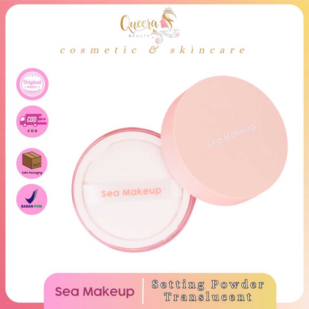 Jual QUEERA | SEA MAKE UP ACNE CARE MICRO TRANSCULENT SETTING POWDER ...