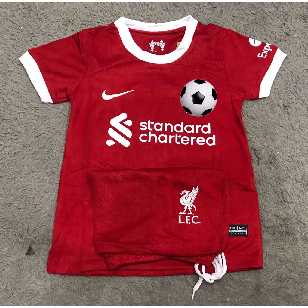 Jual Jersey kids anak - anak liverpool home 2023 - 2024 grade ori ...