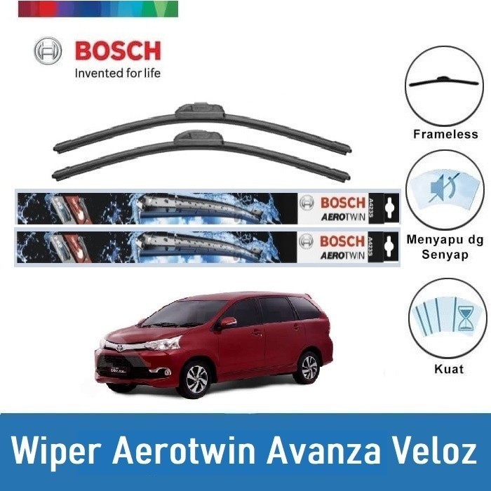 Jual Bosch Wiper Aerotwin Premium Frameless Mobil Toyota Avanza Veloz ...