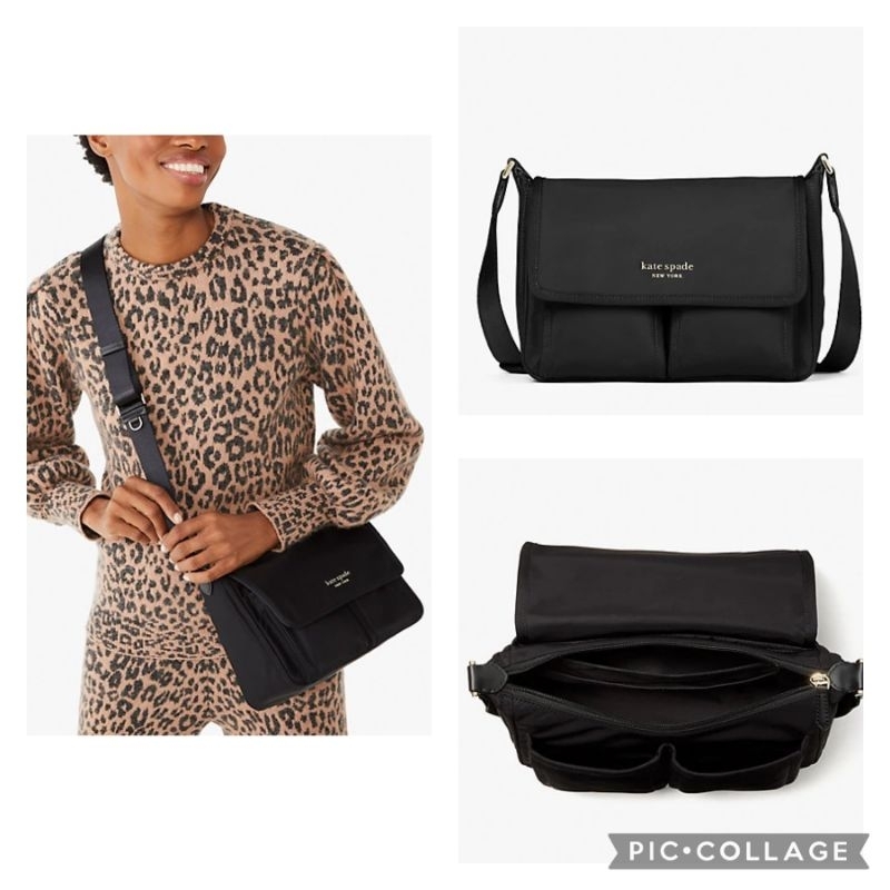 Jual Kate Spade The Little Better Sam Nylon Medium Messenger Bag ...
