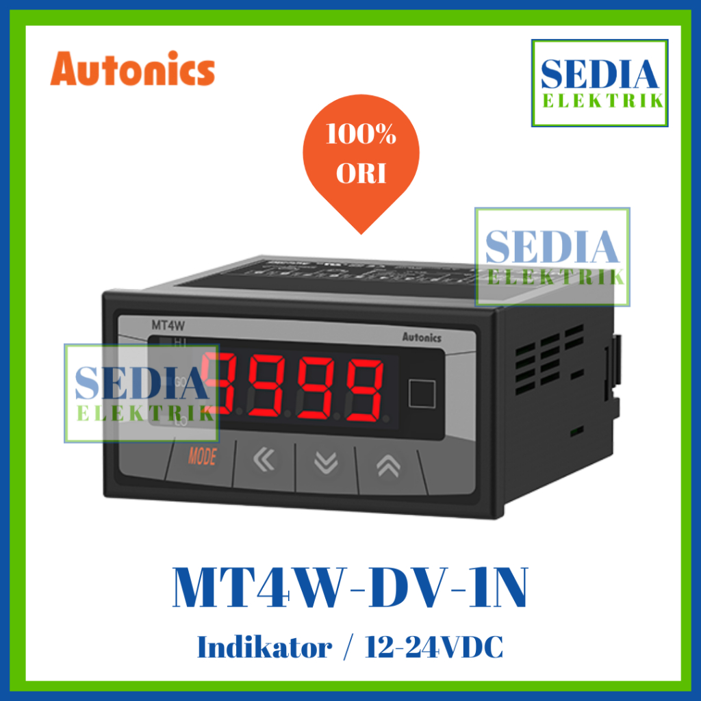 Jual AUTONICS MT4W-DV-1N MT4W DV 1N PANEL METER | Shopee Indonesia