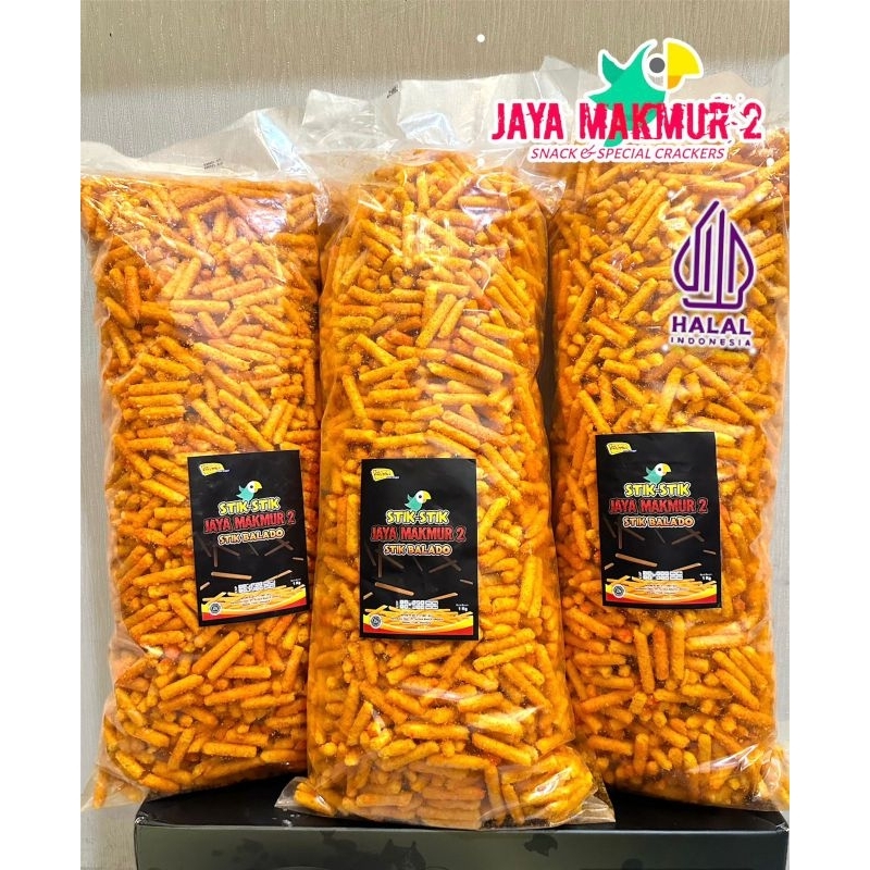 Jual 1ball stik balado pedas manis JAYA MAKMUR 2 | Shopee Indonesia