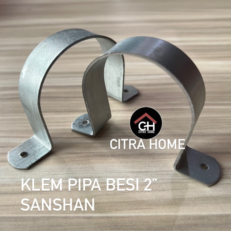 Jual Klem Pipa Besi 2” Tebal Sanshan | Shopee Indonesia