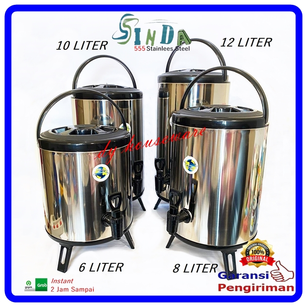 Jual Termos Dispenser Air Panas dan Dingin Water Jug Milk Tea Bucket ...