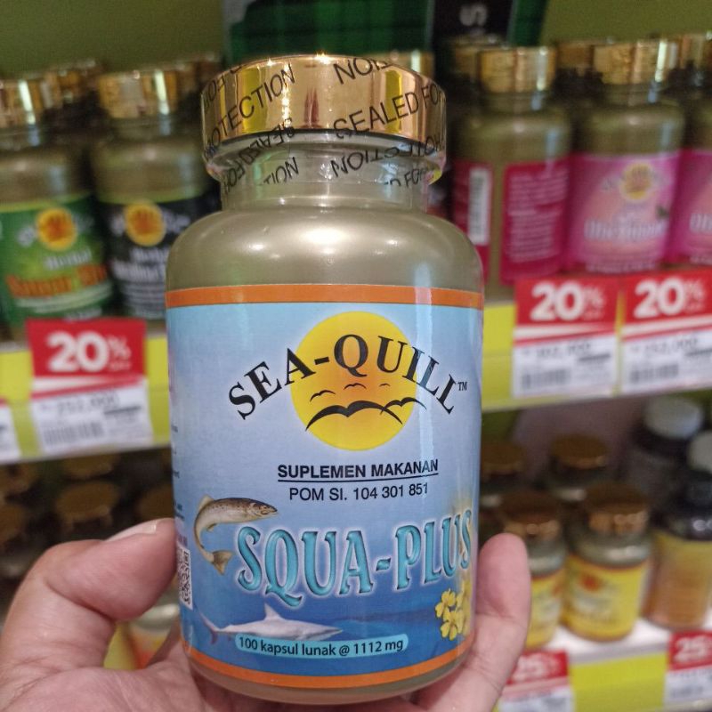 Jual Sea Quill Squa Plus 100 Sofgel | Shopee Indonesia