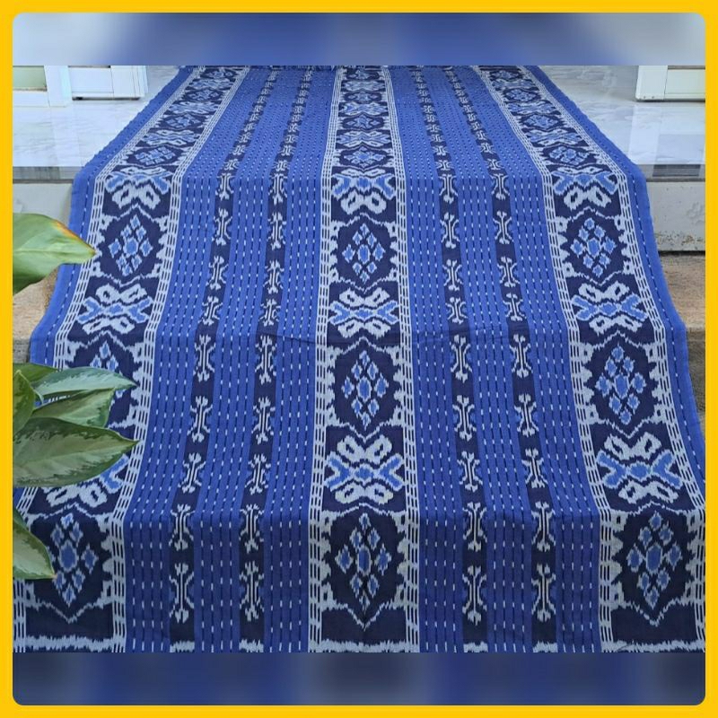 Jual Kain Tenun Warna Biru Kain Batik Modern Limited Tenun Ikat Blanket ...