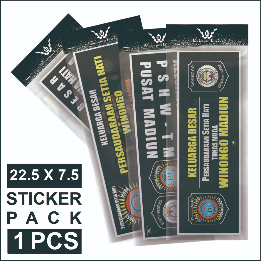 Jual Stiker Keluarga Besar PSHW TM/Stiker SH Winongo - PSHW-TM | Shopee ...