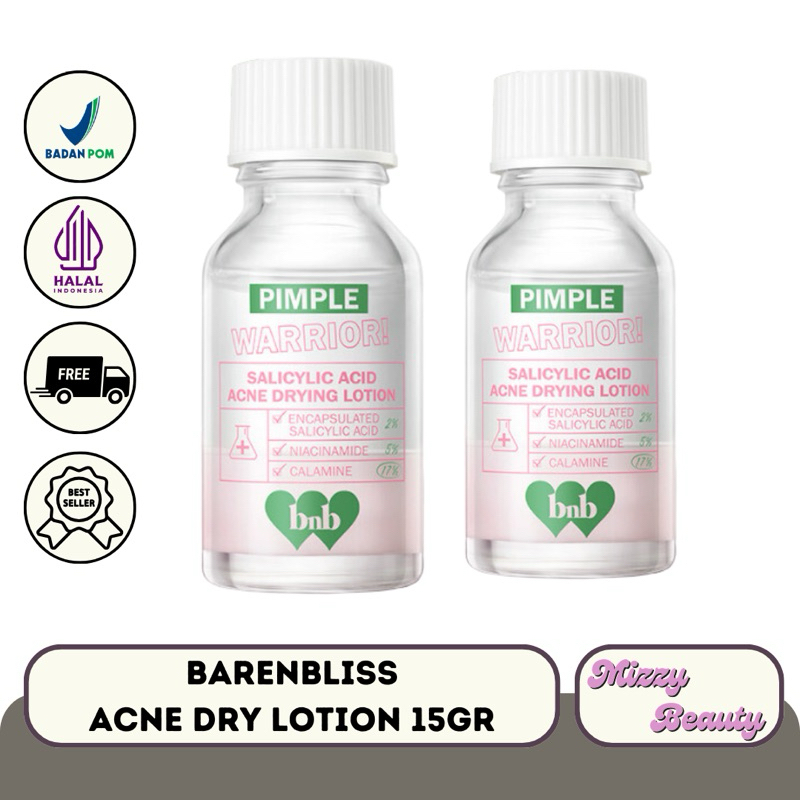 Jual BNB Barenbliss Pimple Warrior Salicylic Acid Acne Drying Lotion ...