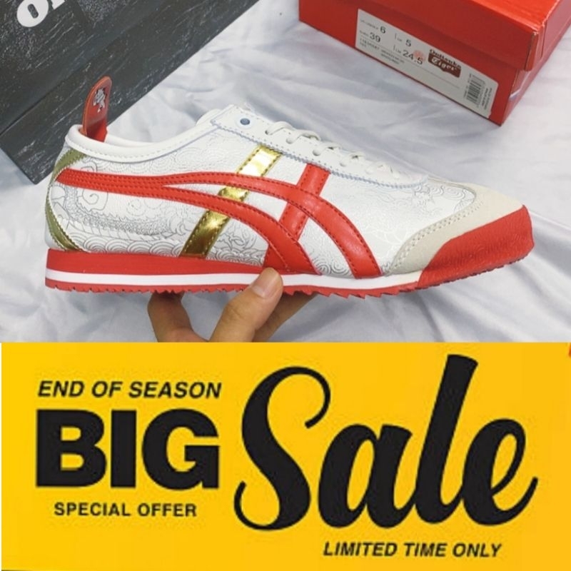Jual sepatu Onitsuka tiger Mexico 66 street fighter red | Shopee Indonesia