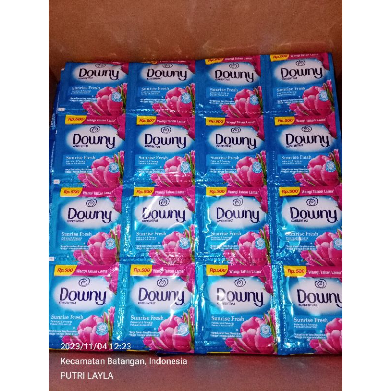 Jual DOWNY SACHET 500 RUPIAH SELEMBAR 4 RENCENG | Shopee Indonesia