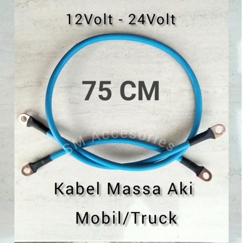 Jual Kabel Paralel Kabel Seri Accu Mobil Aki panjang 75cm | Shopee ...