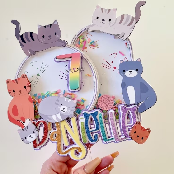 Jual Cake Toppers 3D dan Lampu LED/Dekorasi ulang tahun anak tema ...