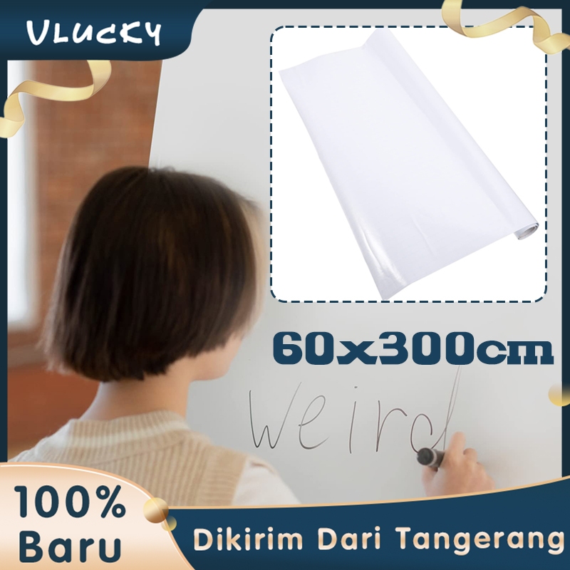 Jual 1 Roll 60cmx3m Stiker Dinding Papan Tulis Whiteboard Papan Untuk ...