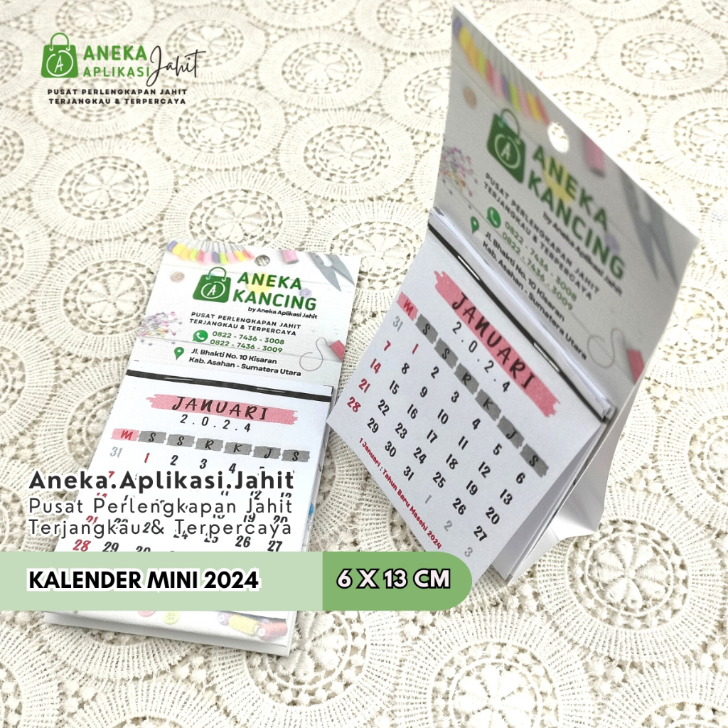 Jual KALENDER MINI MAGNET / DUDUK / GANTUNG ANEKA APLIKASI 2024 ...