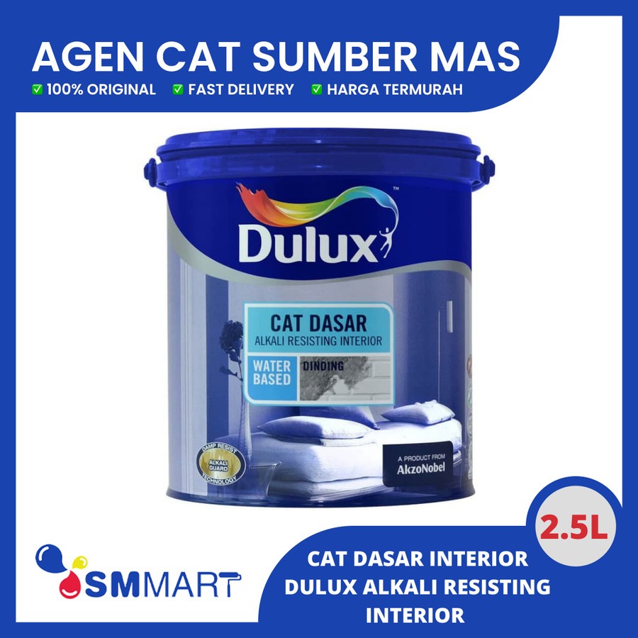 Jual DULUX ALKALI RESISTING PRIMER / CAT DASAR INTERIOR 2.5L | Shopee ...