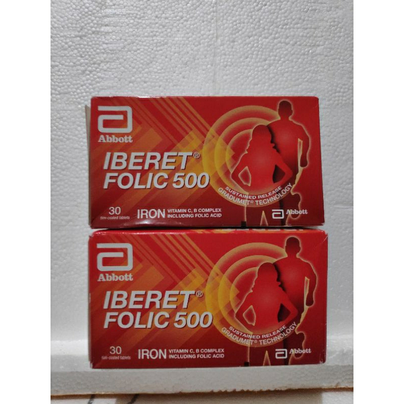 Jual IBERET FOLIC 500 ISI 30 Tablet | Shopee Indonesia
