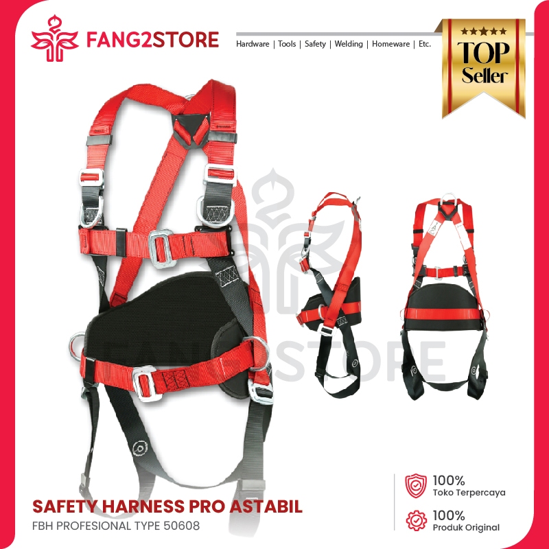 Jual Safety Harness / Full Body Belt Climbing Shackle A STABIL 50608 ...
