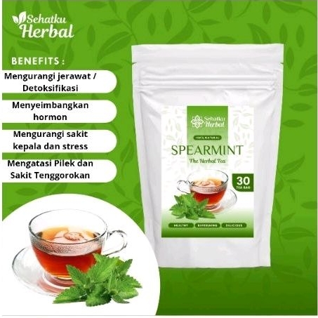 Jual SPEARMINT TEA : TEH SPEARMINT ISI 30 TEA BAG | Shopee Indonesia