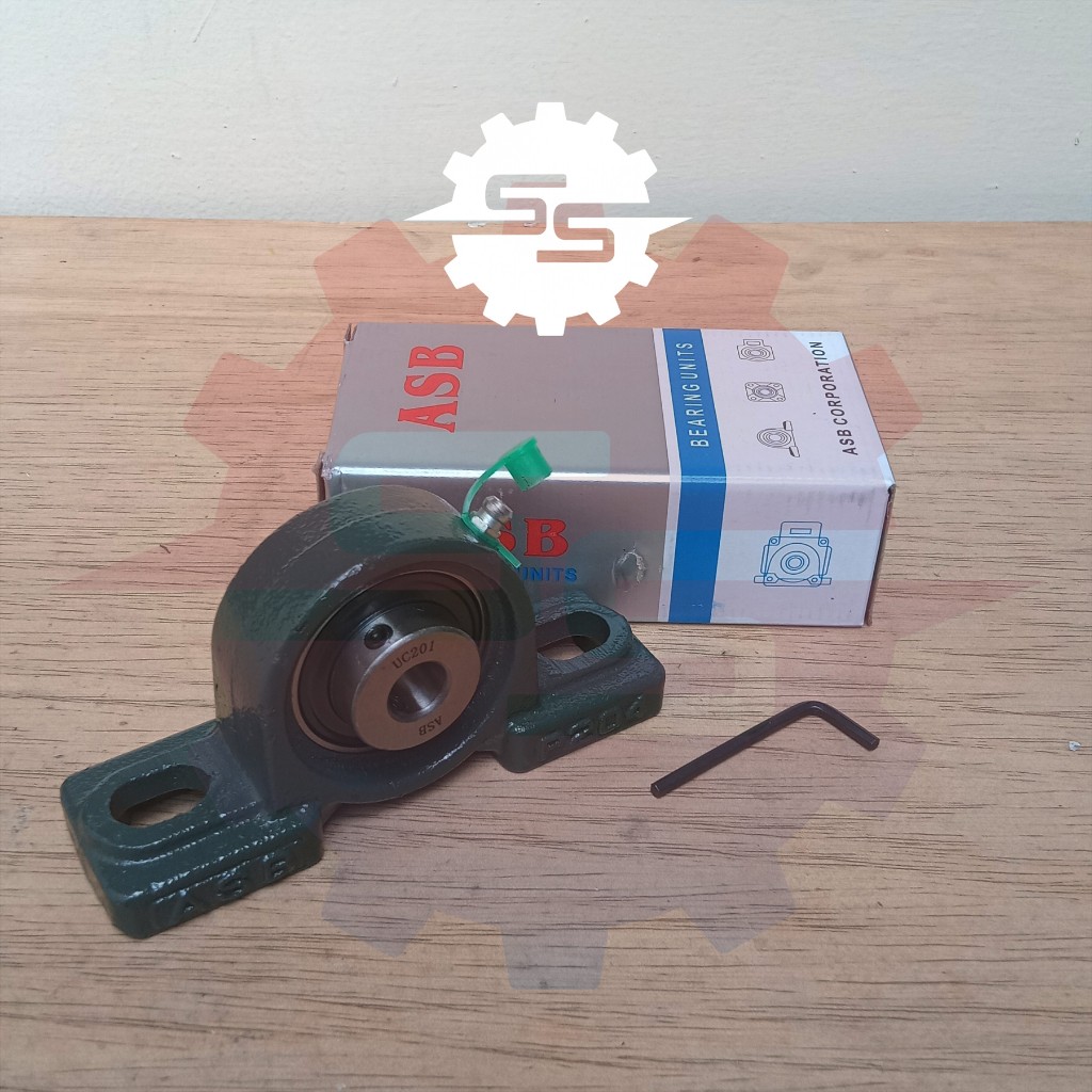 Jual Pillow block Ucp 201 as 12mm laher bearing duduk ukuran As 12mm ASB Original | Shopee Indonesia