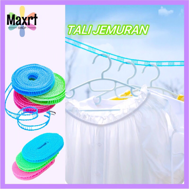 Jual TALI JEMURAN PAKAIAN 5 METER 3 METER PRAKTIS / TALI GANTUNGAN ...