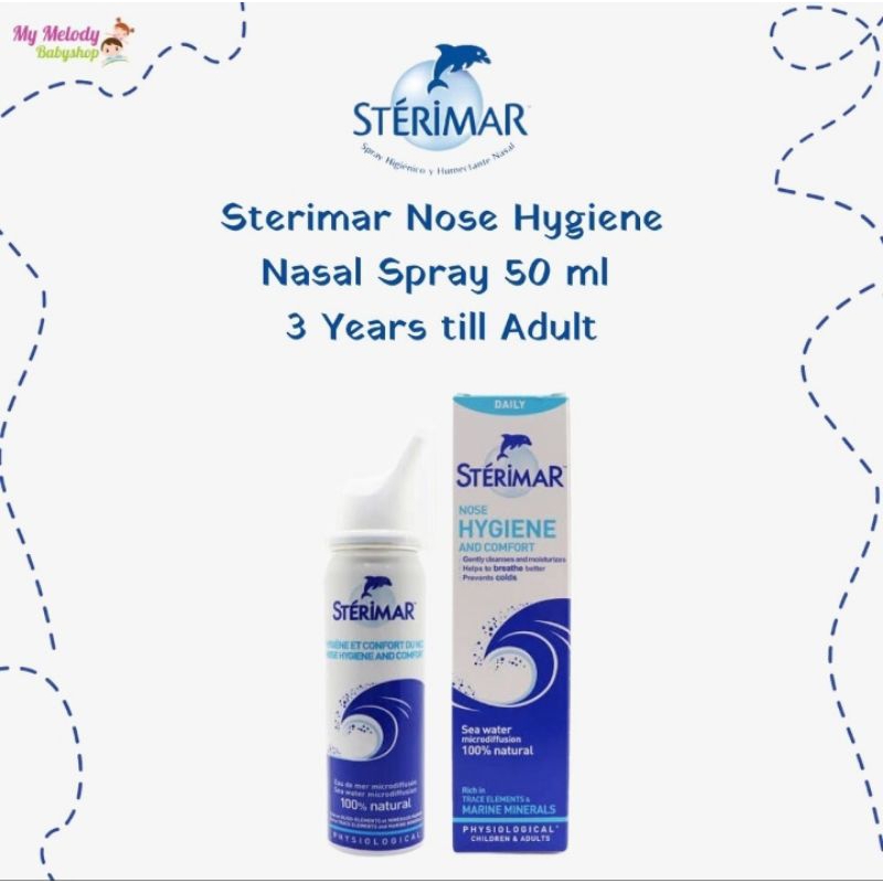 Jual Sterimar Nose Hygiene And Comfort Spray 50ml / Nasal Spray Adult ...