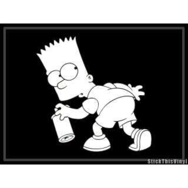 Jual stiker kartun simpson keren the simpsons cutting | Shopee Indonesia