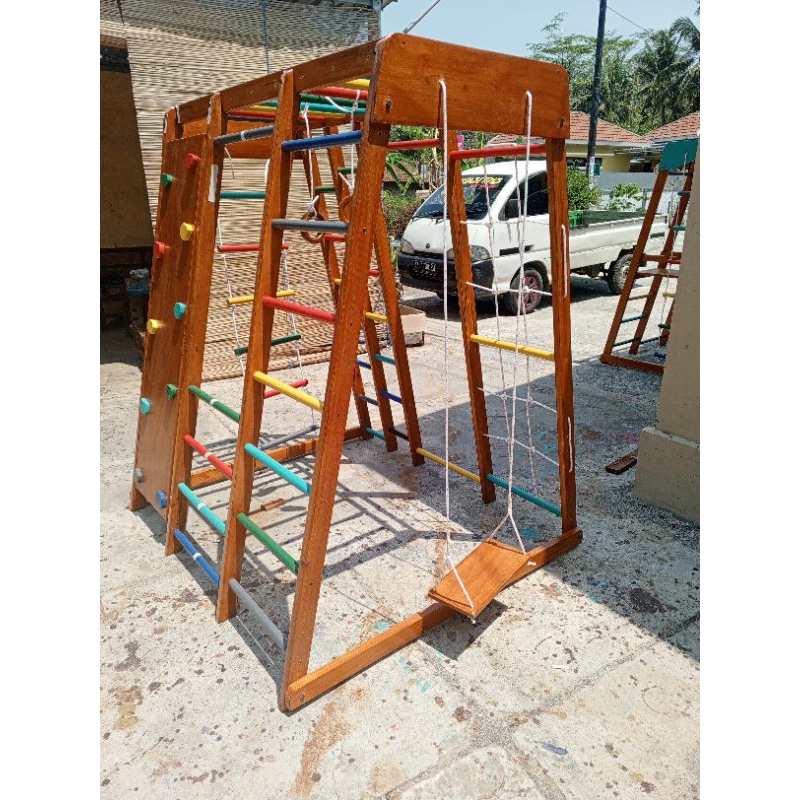 Jual tangga brakiasi rainbow 180cm | Shopee Indonesia