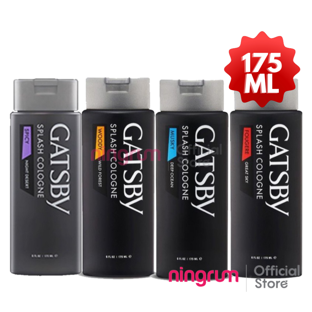 Jual Ningrum - Gatsby Splash Cologne Musky Woody Spicy Parfume 175ml ...