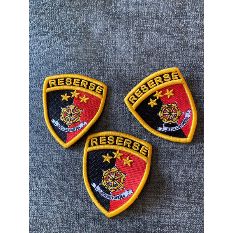 Jual Logo Reserse Terbaru Bordir Timbul 3D | Shopee Indonesia