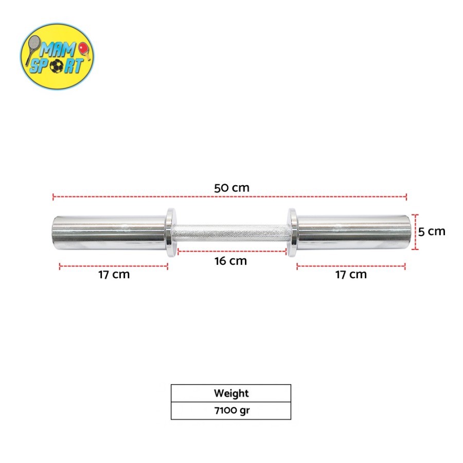 Jual Long Bar Screw Bar Stick Dumble Barbel ROX OLYMPIC 0,5M Original ...