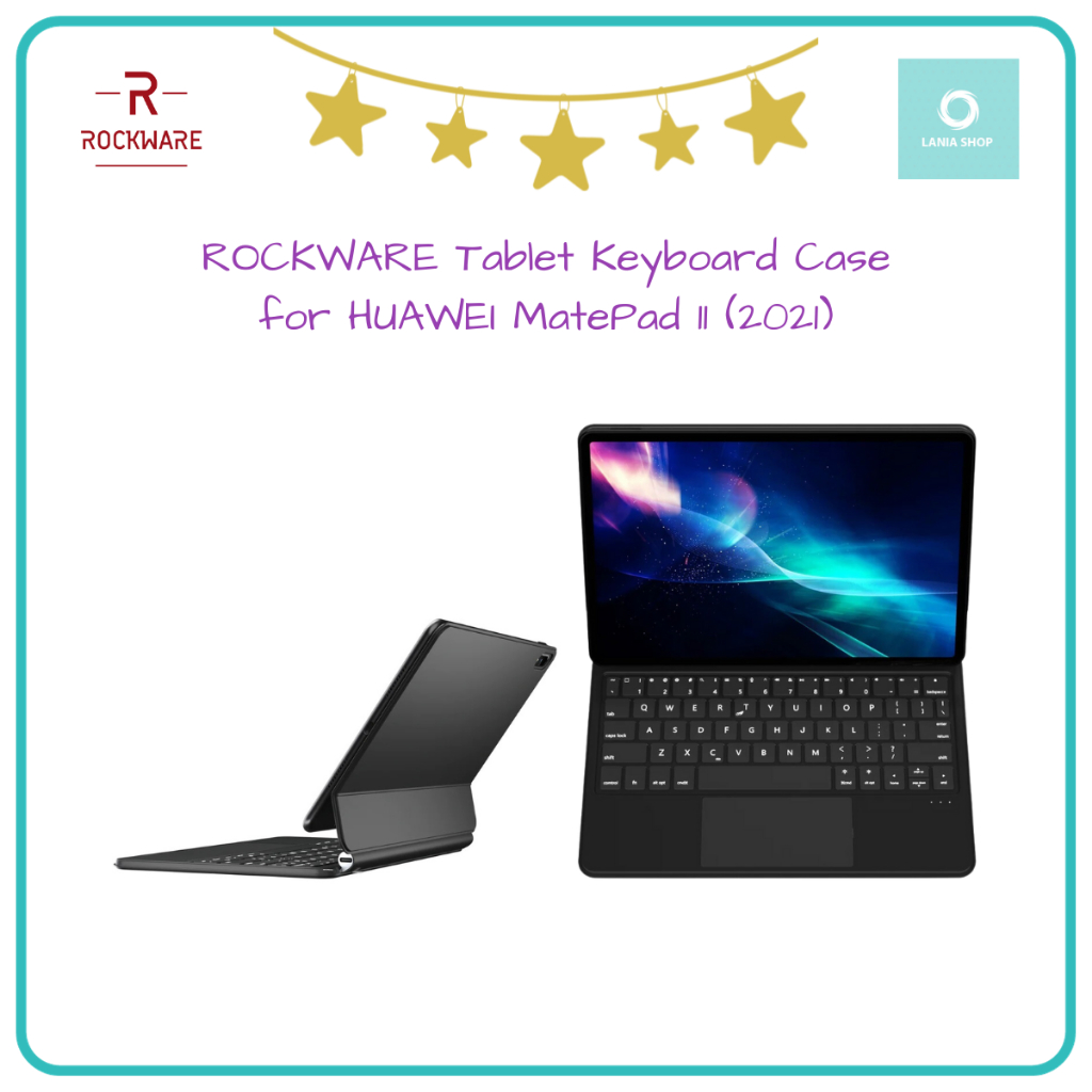 Jual ROCKWARE Tablet Keyboard Case for HUAWEI MatePad 11 (2021 ...