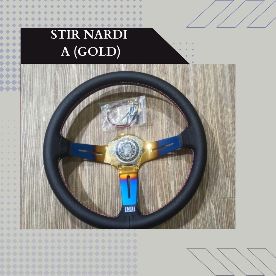 Jual Steer / Stir Racing Nardi Burntype A (Gold) | Shopee Indonesia