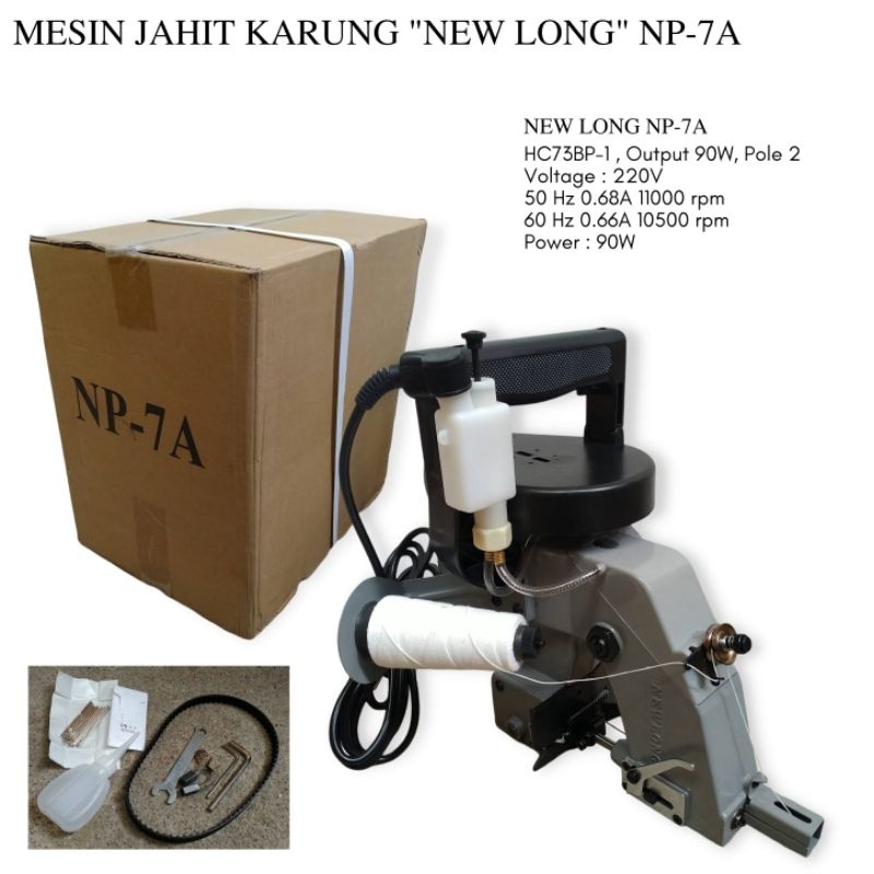 Jual Mesin Jahit Karung NP-7A NP7A NP 7A Merk NLL New Long Portable bag ...