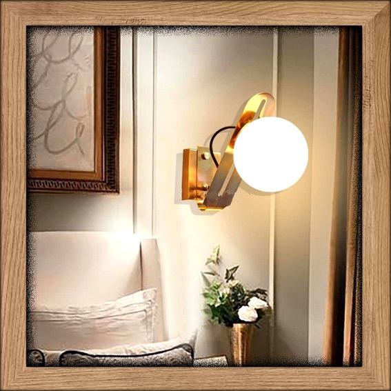 Jual Lampu dinding meja cermin rias SLIDING atas bawah POST MODERN MINIMALIS GOLD elegan ...