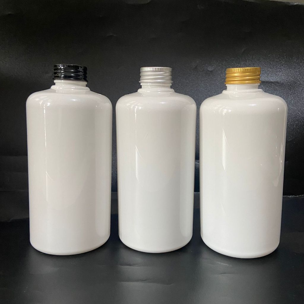 Jual Botol 500ml Putih Tutup Ulir Aluminium Neck 28 / Botol Platik ...