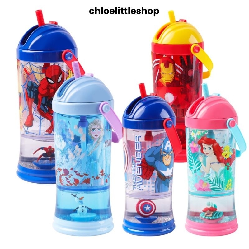 Jual DISNEY Original Hand-Held Floating Straw Cup | Botol Minum Anak 310ml | Shopee Indonesia