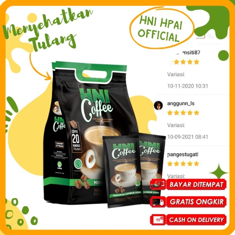 Jual Hni coffee hc kopi plus herbal hni hpai | Shopee Indonesia