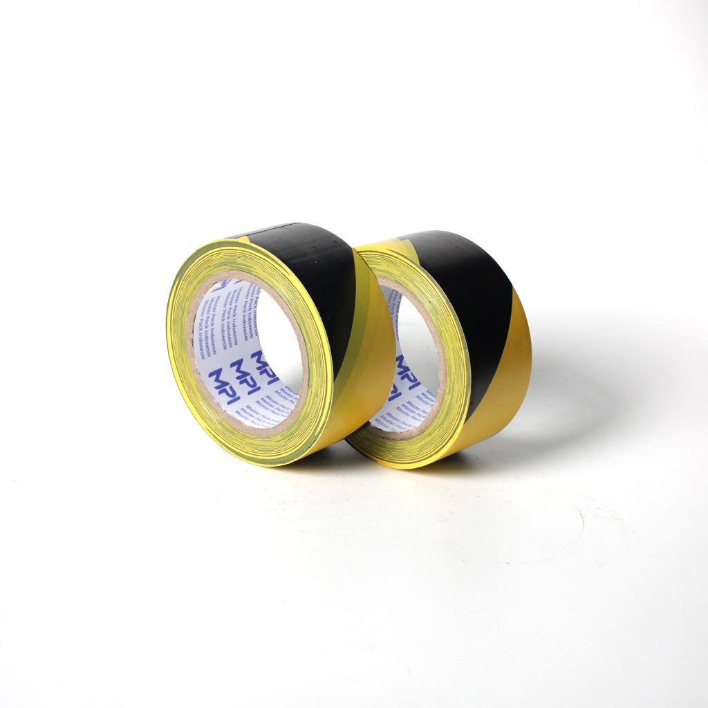 Jual Police Line - Pvc Marking Floor - Lakban PVC Marking Tape | Shopee Indonesia