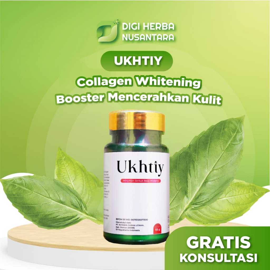Jual Ukhtiy Collagen Drink - Whitening Booster Pemutih Badan - 1 Botol ...