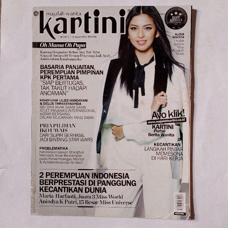 Jual (TOBS) MAJALAH KARTINI EDISI 2 PEREMPUAN INDONESIA BERPRESTASI ORIGINAL | Shopee Indonesia