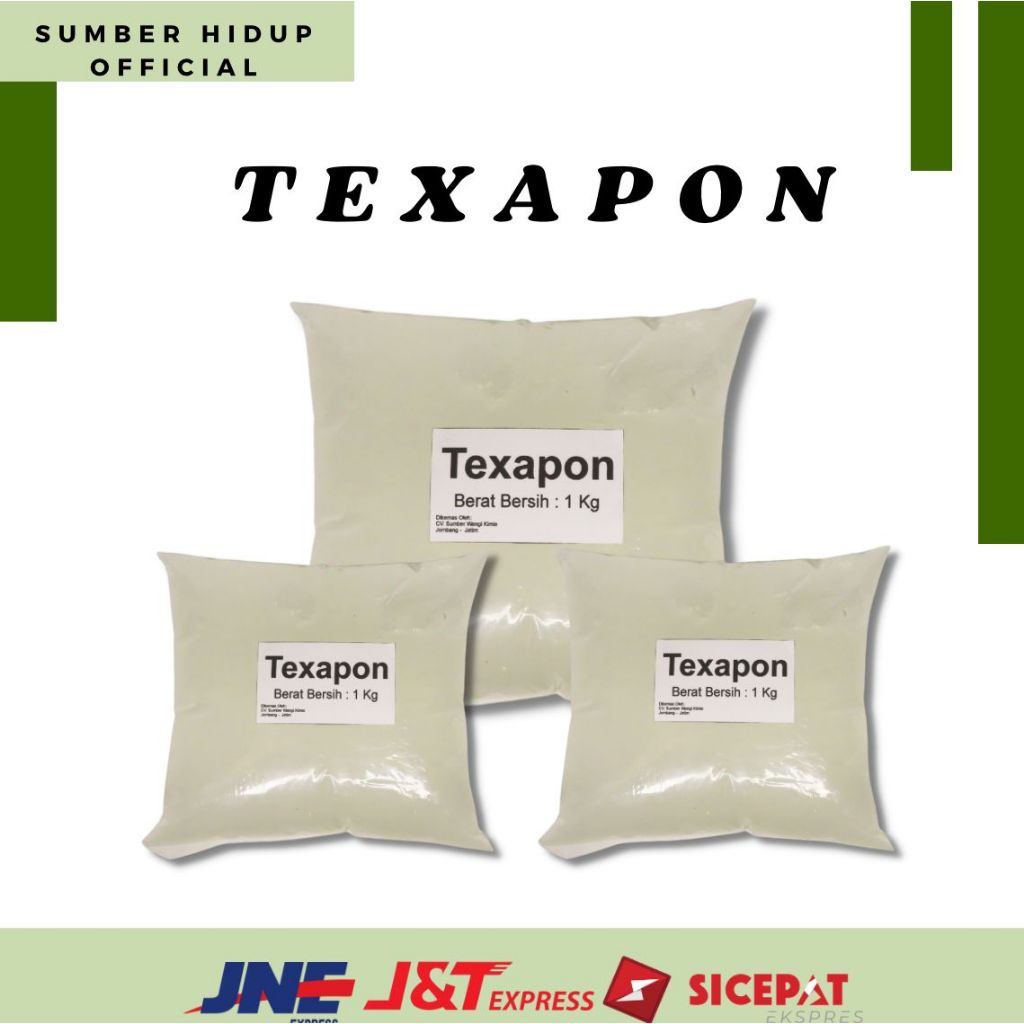 Jual TEXAPON / TEXAFON / RHODAPEX / SLES / BAHAN SABUN KEMASAN 1 KG ...