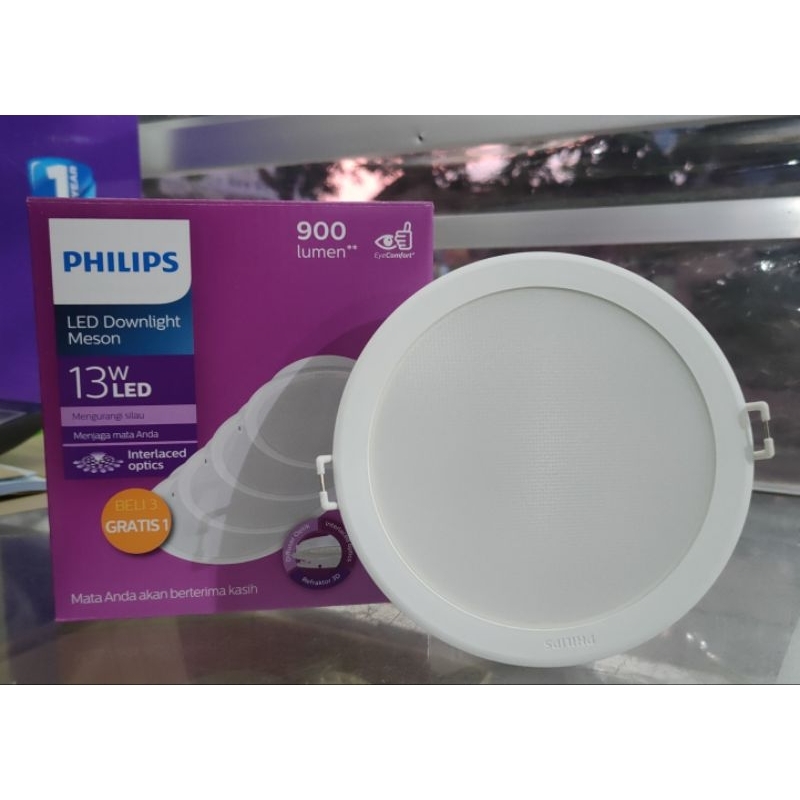Jual Downlight LED Philips Meson paket 13 Watt | Shopee Indonesia