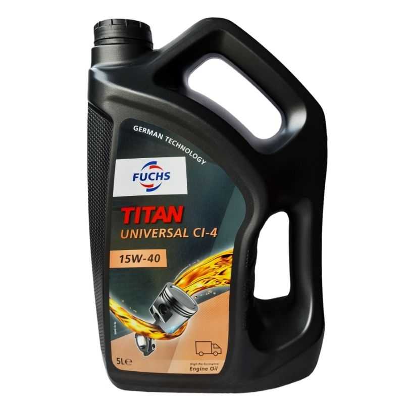 Jual Oli Mesin Mobil Diesel Fuchs TITAN 15w40 5L | Shopee Indonesia